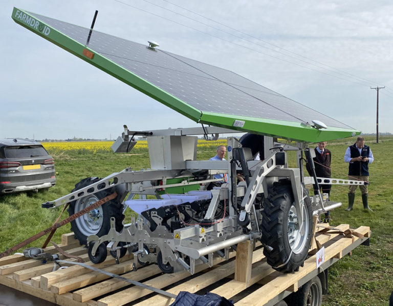 Robotic seeding and weeding with FarmDroid - T H WHITE Group