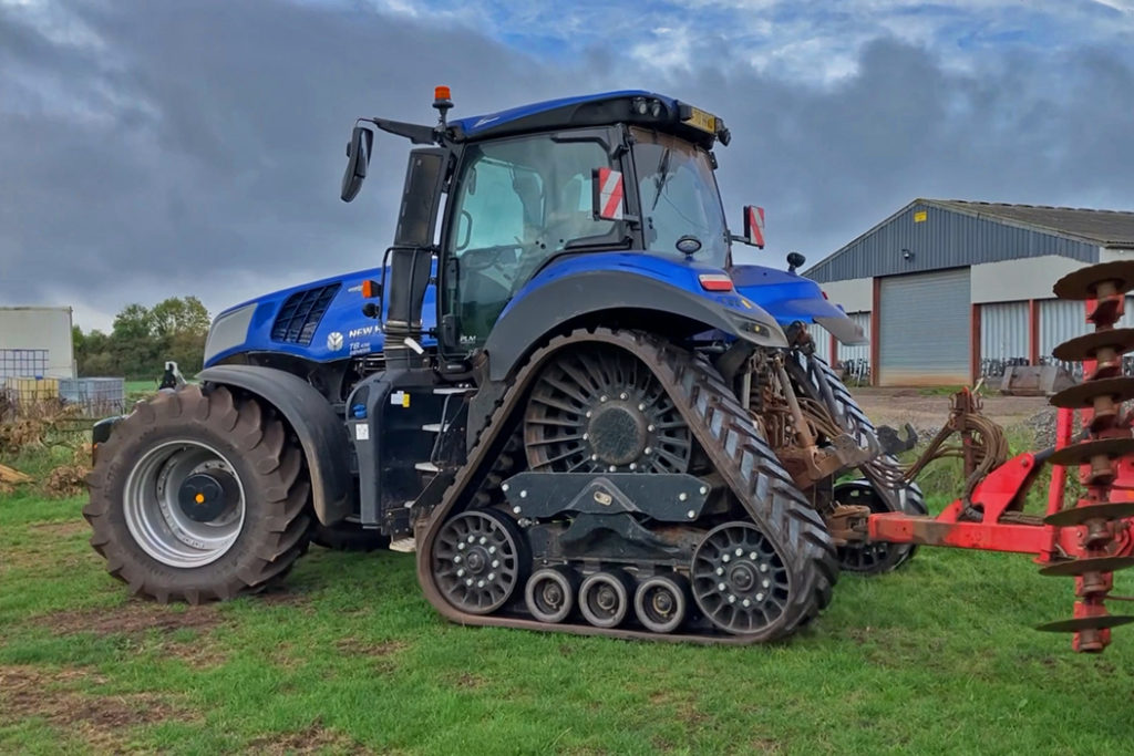 New Holland T8 Genesis is a real first for Reg Pearce. - T H WHITE Group
