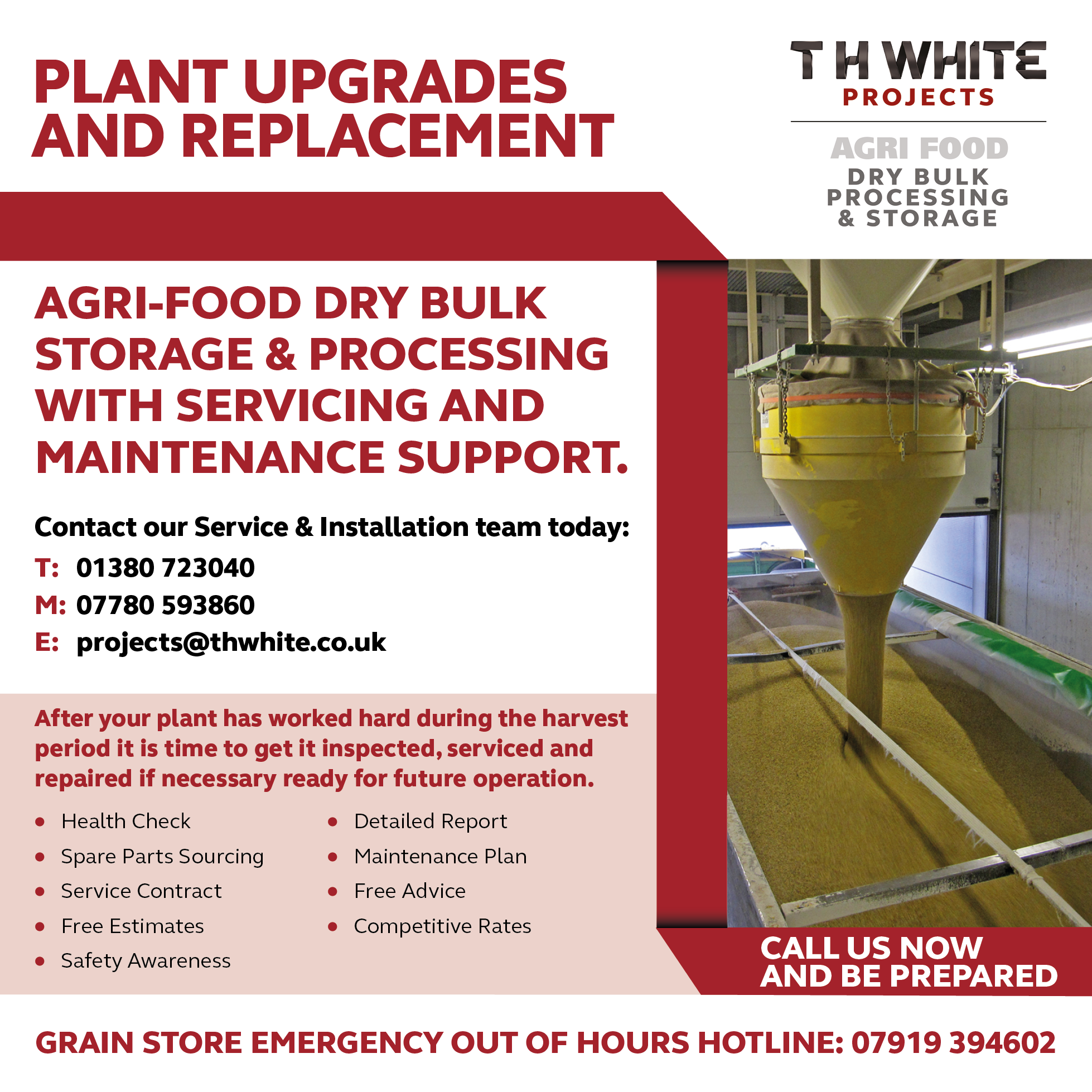 Plant Upgrades and Replacement - T H WHITE Group