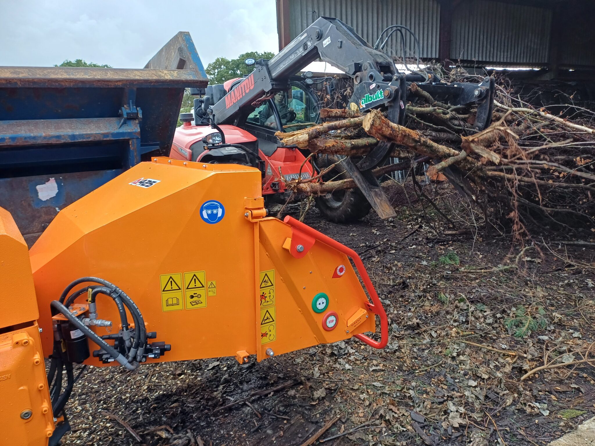 Jensen A425 PTO Biomass Chipper: Sustainable Biomass Solution