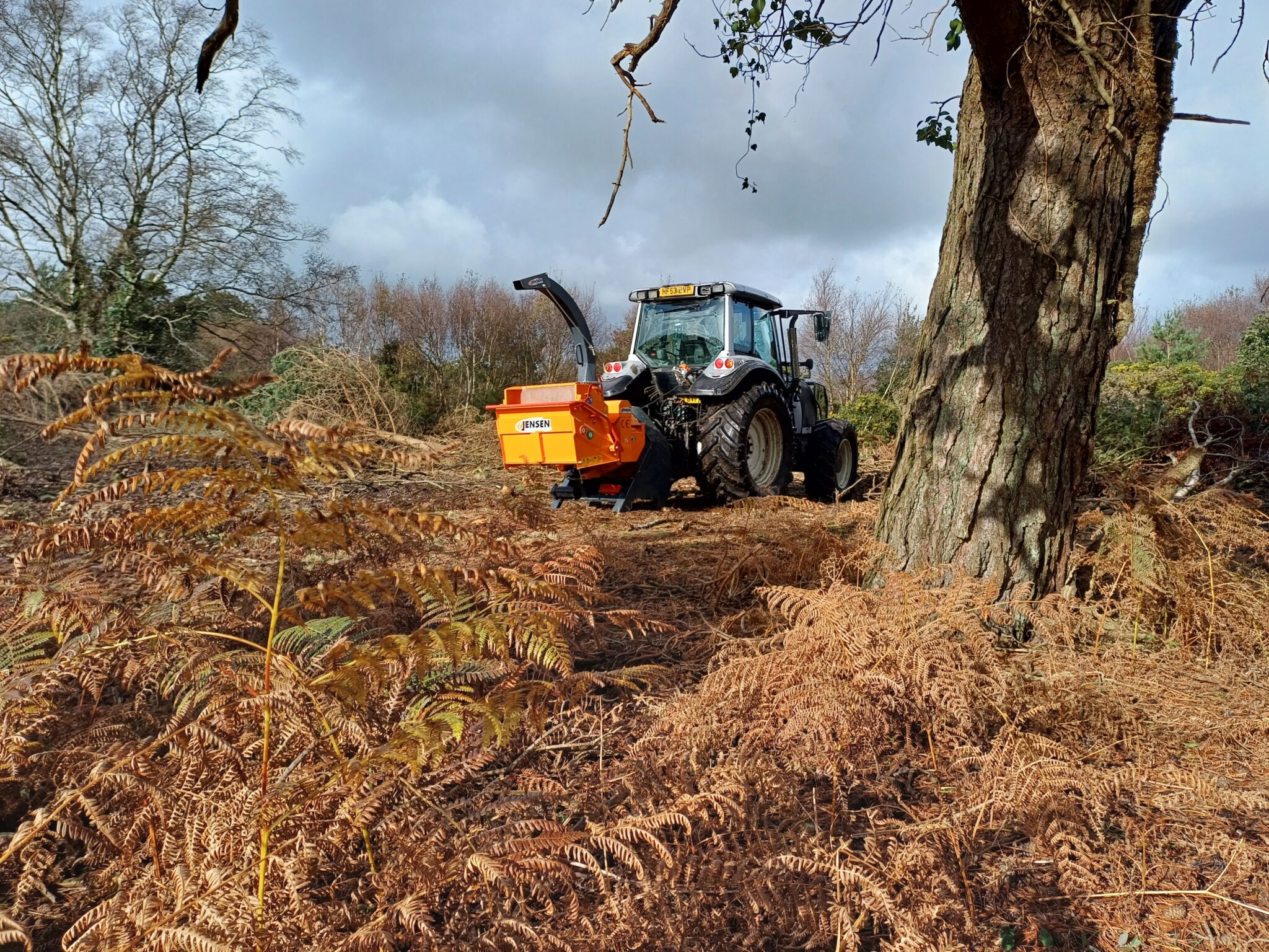 Jensen A425 PTO Biomass Chipper: Sustainable Biomass Solution